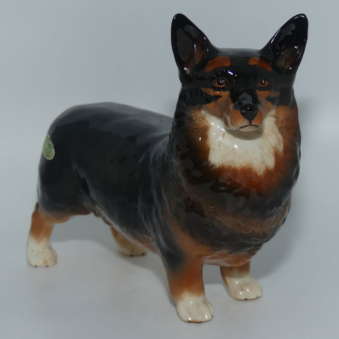 #1299A Beswick Corgi | Black Prince | Original Label – Roundabout Antiques