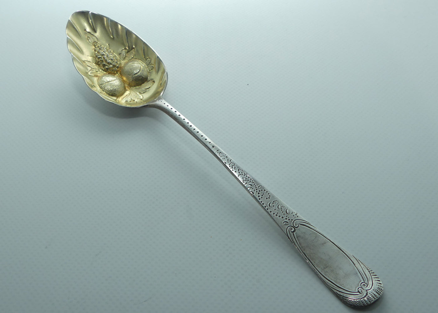 Georgian Sterling Silver Berry Spoon | Gilt Bowl | London 1806 | Willi ...