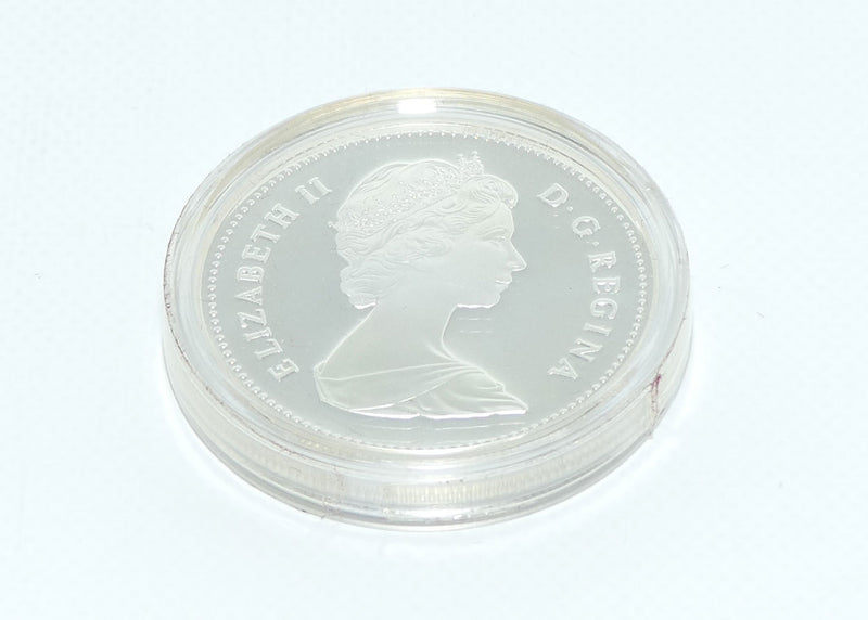 Canada 1982 | Regina 1882 - 1982 $1 Proof coin – Roundabout Antiques