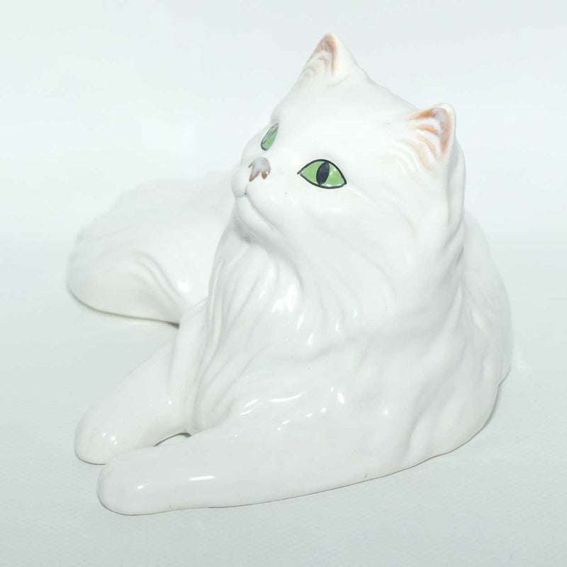 Sylvac #5326 | Long Haired Cat | White with Green Eyes – Roundabout ...