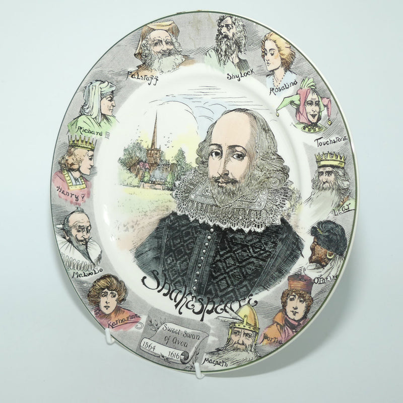 Royal Doulton Shakespeare's Portrait rack plate D6303 | William ...
