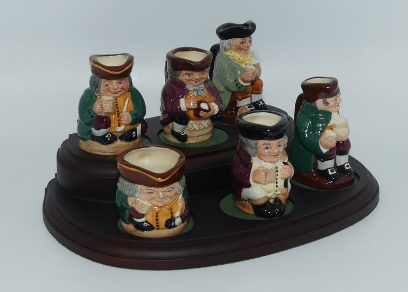 D6974 to D6979 Royal Doulton Tiny Toby set of 6 on stand – Roundabout ...