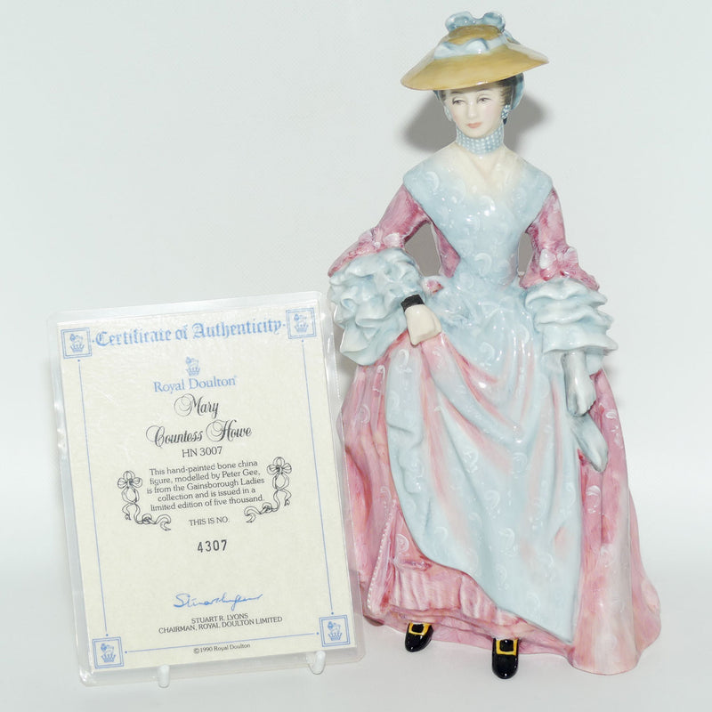 HN3007 Royal Doulton figure Mary, Countess Howe | Gainsborough Ladies ...
