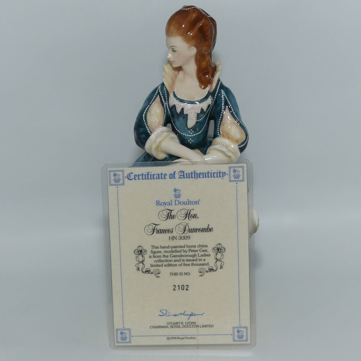 HN3009 Royal Doulton figure Honourable Frances Duncombe | Gainsborough ...
