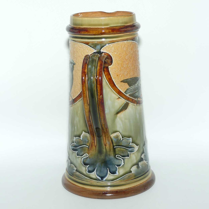Doulton Lambeth Florence Barlow decorated Ale Jug featuring Birds | Gr ...