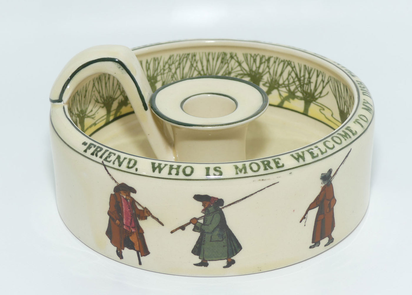 Royal Doulton Isaac Walton Gallant Fishers Dutch candlestick ...