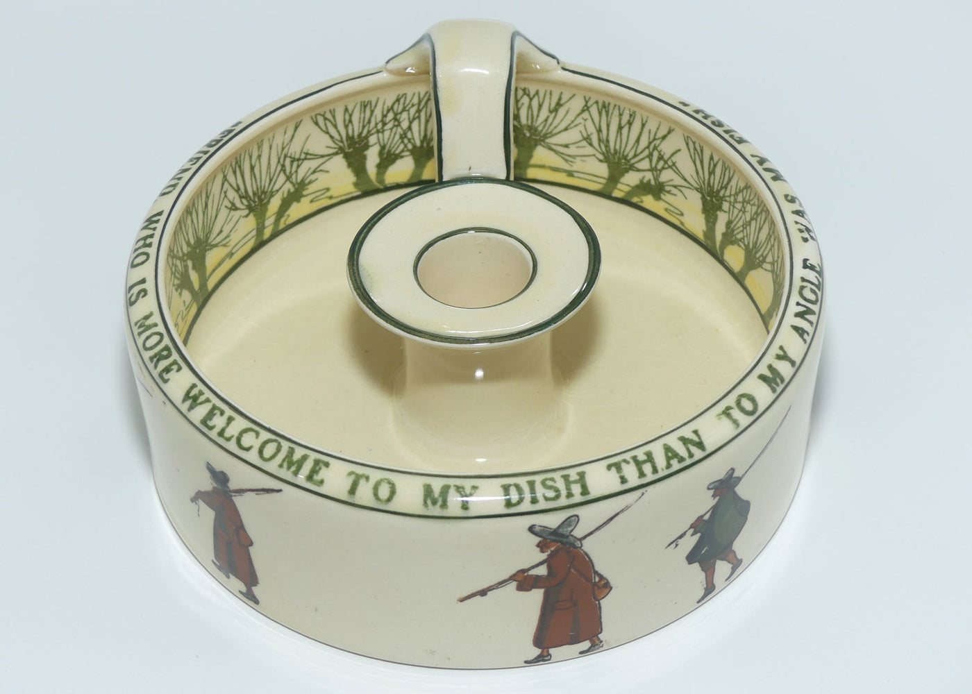 Royal Doulton Isaac Walton Gallant Fishers Dutch candlestick ...