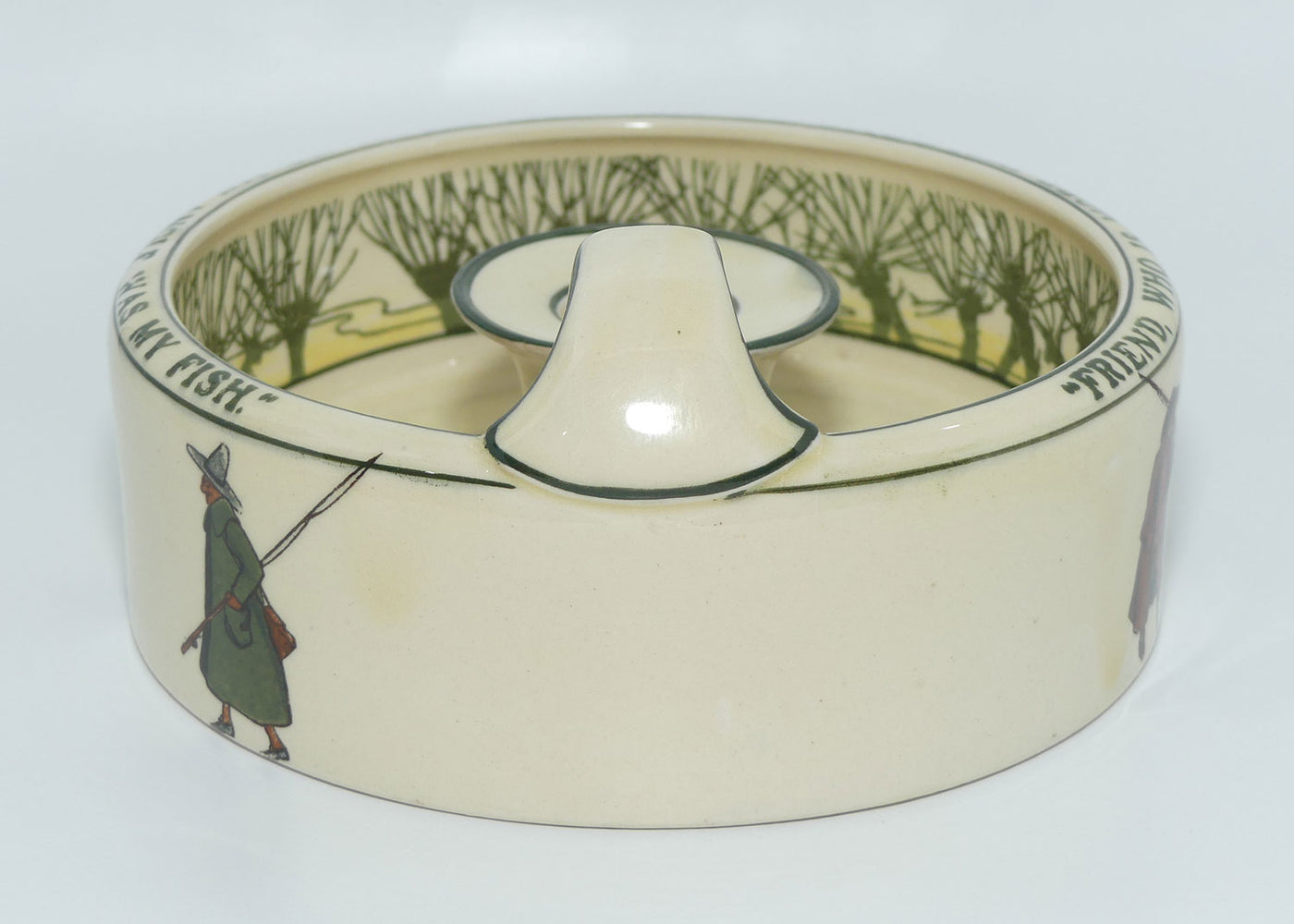 Royal Doulton Isaac Walton Gallant Fishers Dutch candlestick ...