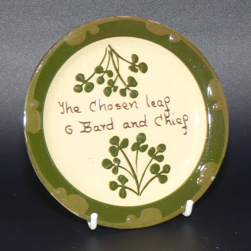 Torquay Ware | Motto Ware | Clover plate | 12cm – Roundabout Antiques