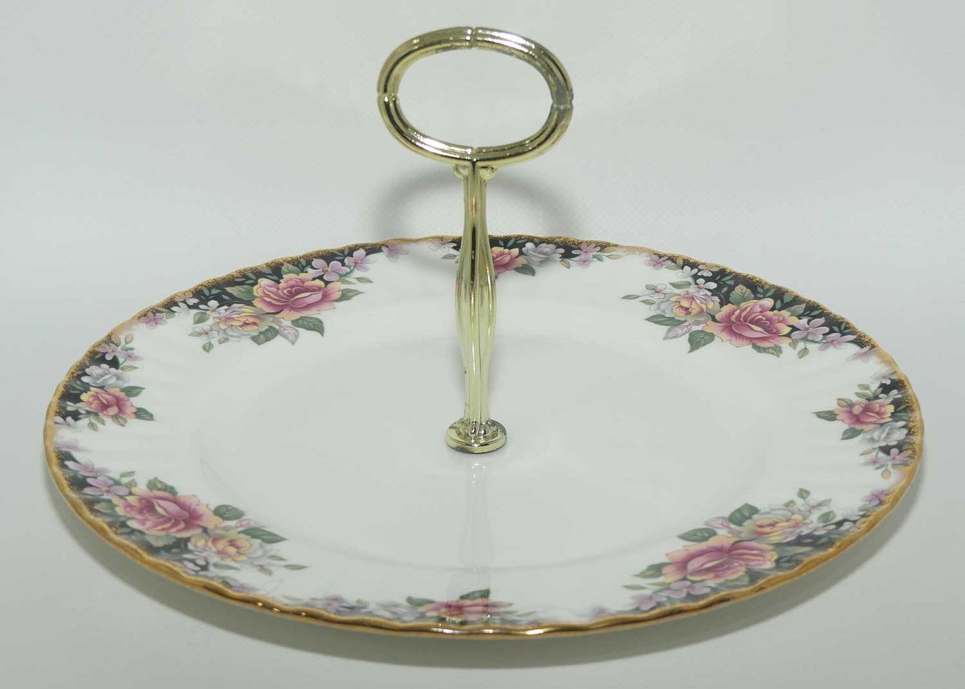 Royal Albert Bone China England Concerto pattern handled server ...