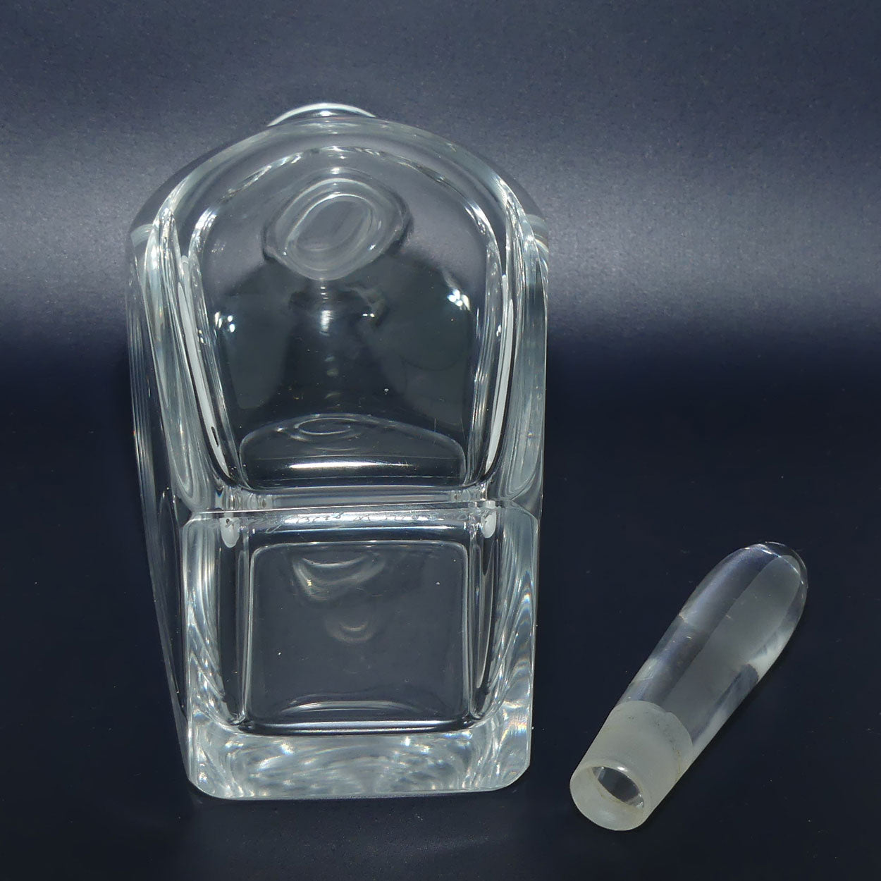 Mid Century European design Orrefors Crystal decanter – Roundabout Antiques