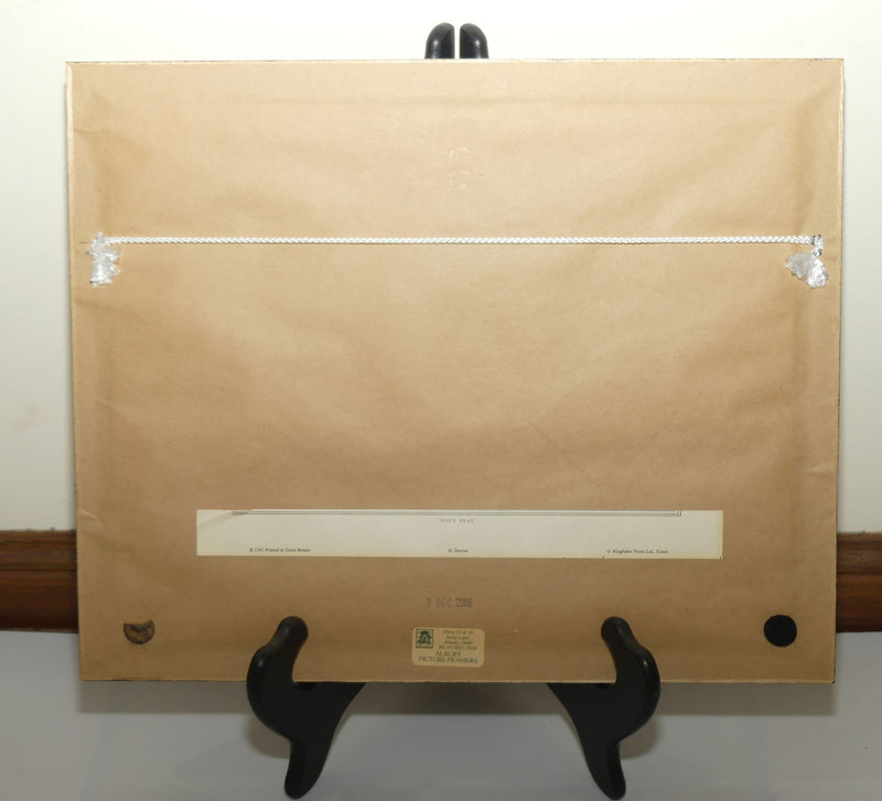 Framed Print in Faux Walnut frame | Dickensian London by H Devine | #4 ...