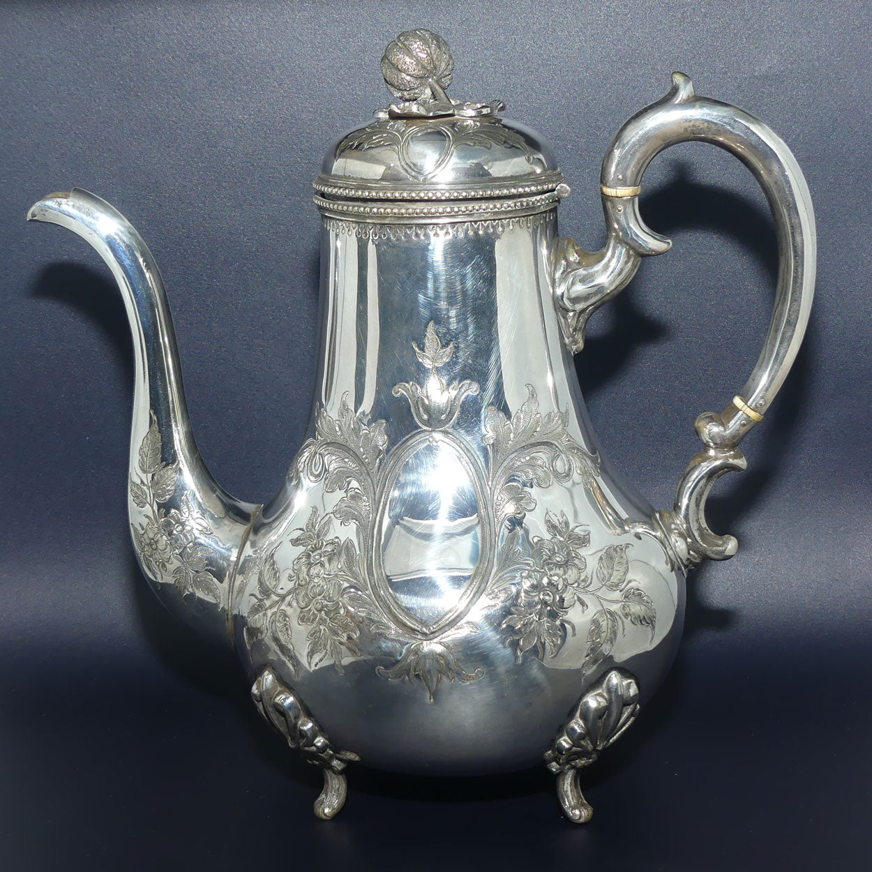 Victorian era EPBM coffee pot – Roundabout Antiques