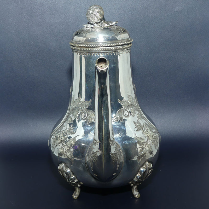 Victorian era EPBM coffee pot – Roundabout Antiques