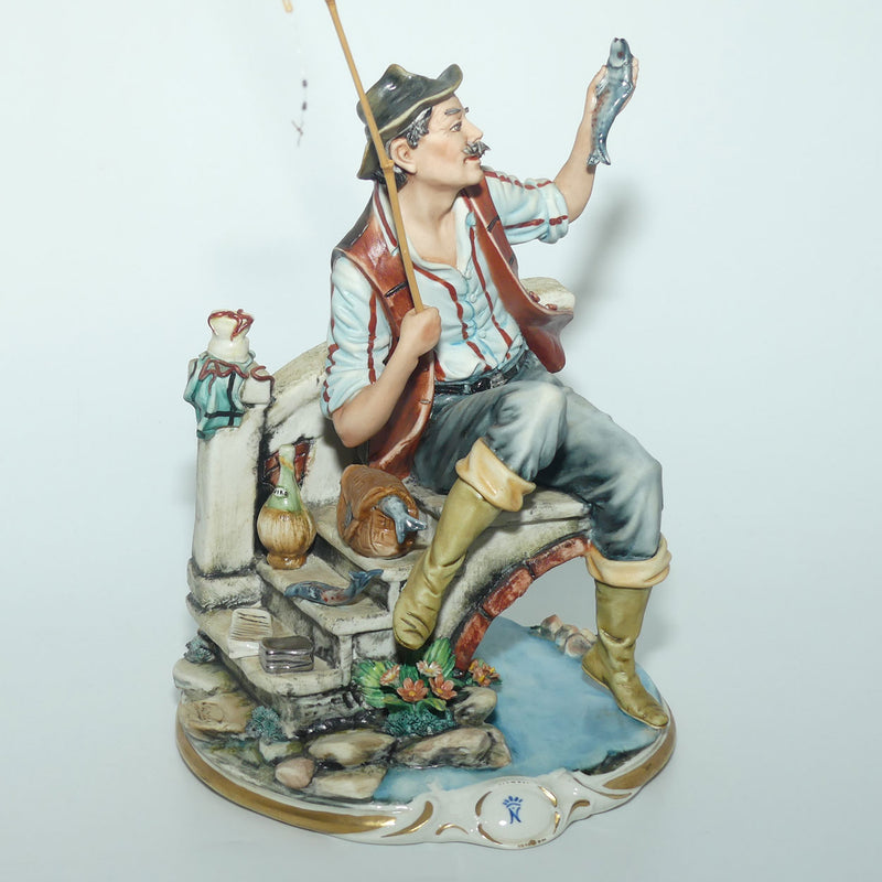 LAN Madea by Rori Porcellane CapoDimonte Italy figure Fisherman ...