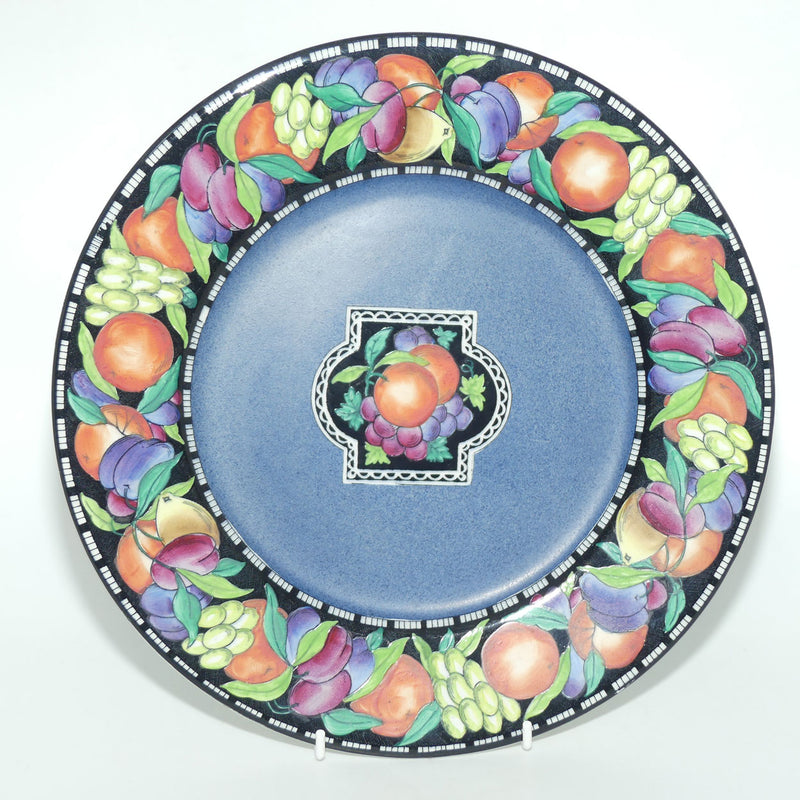 Maling plate Art Deco hand enamelled Garland of Fruit plate 5010 ...