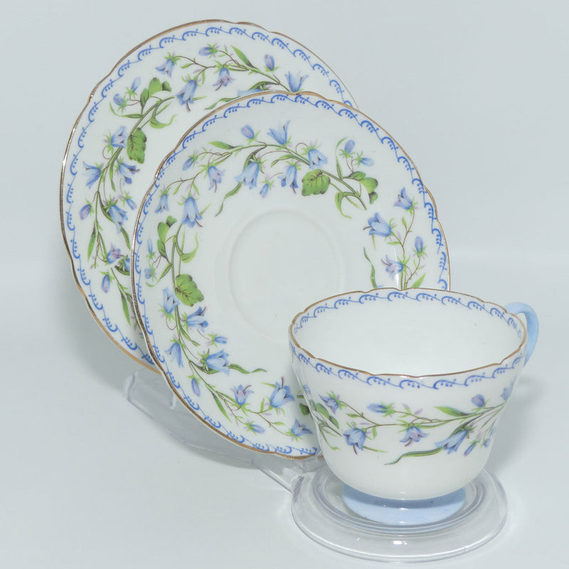 Shelley Richmond shape Harebell pattern trio | Gilt Trim – Roundabout ...