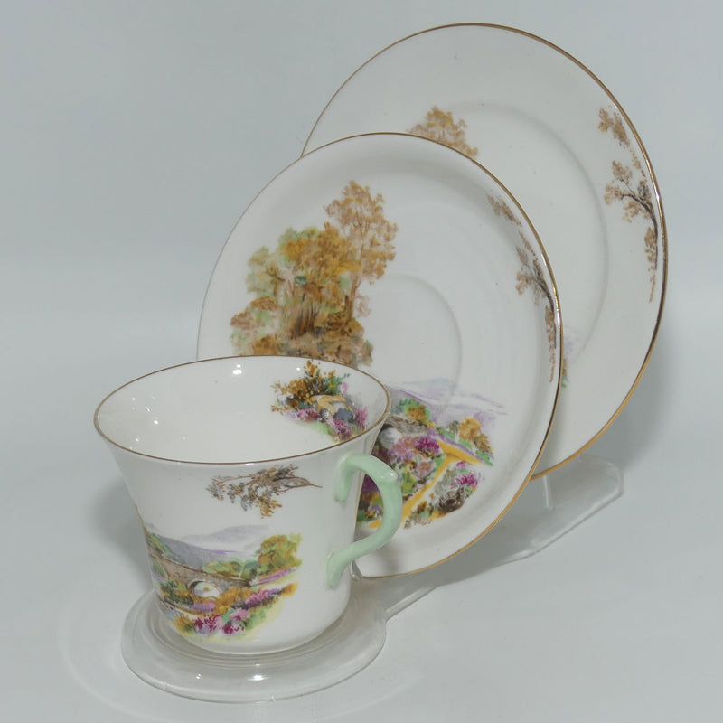 Shelley Perth shape Heather pattern trio – Roundabout Antiques