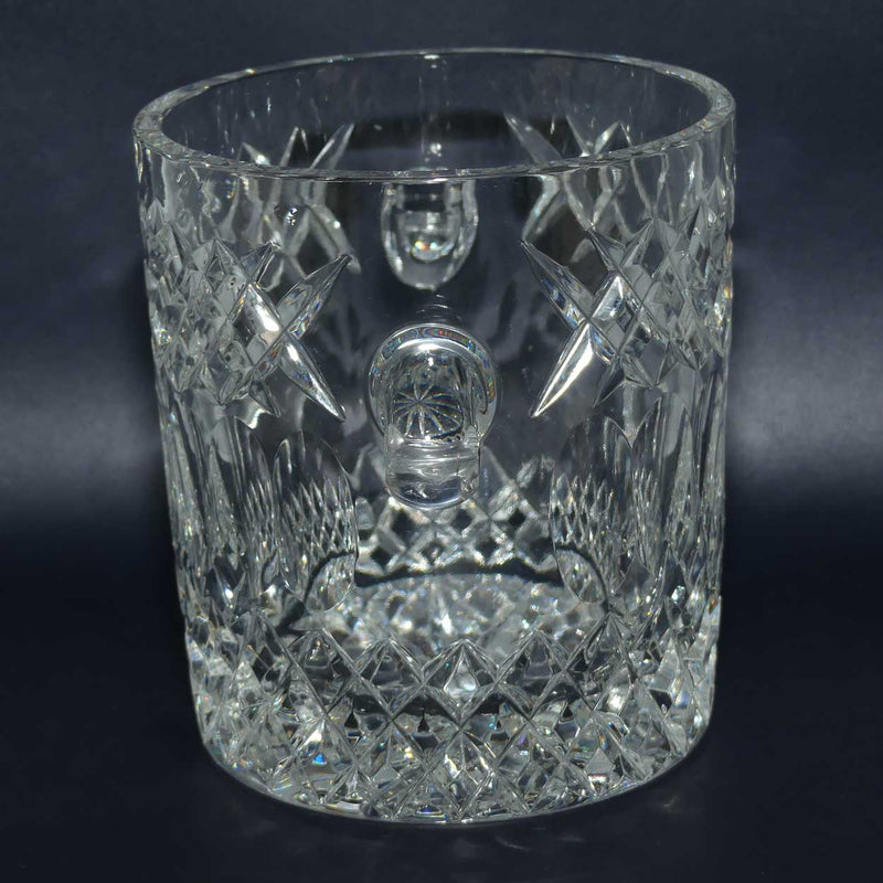 Diamond Cut and Facetted twin handle Crystal Ice bucket – Roundabout ...