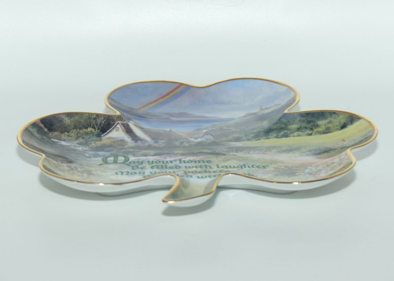 Franklin Mint Heirloom plate | Irish Clover | May Your Home be Filled ...