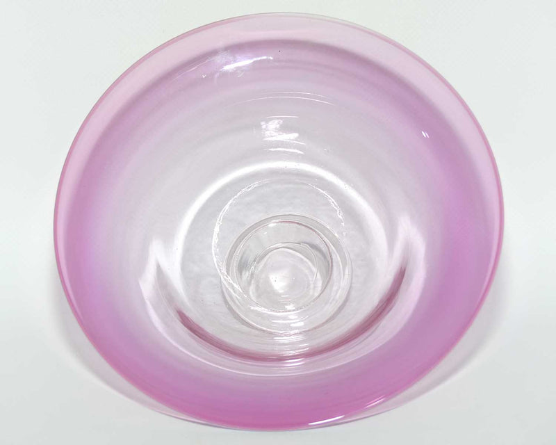 Morrell Glass Studio Art Glass Bowl | Cranberry – Roundabout Antiques