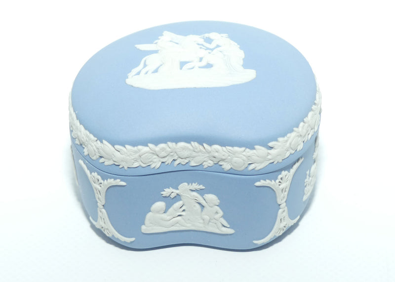 Wedgwood Jasper | White on Pale Blue | Maidens and Pegasus Bean Shape ...
