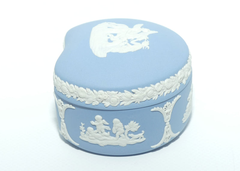 Wedgwood Jasper | White on Pale Blue | Maidens and Pegasus Bean Shape ...