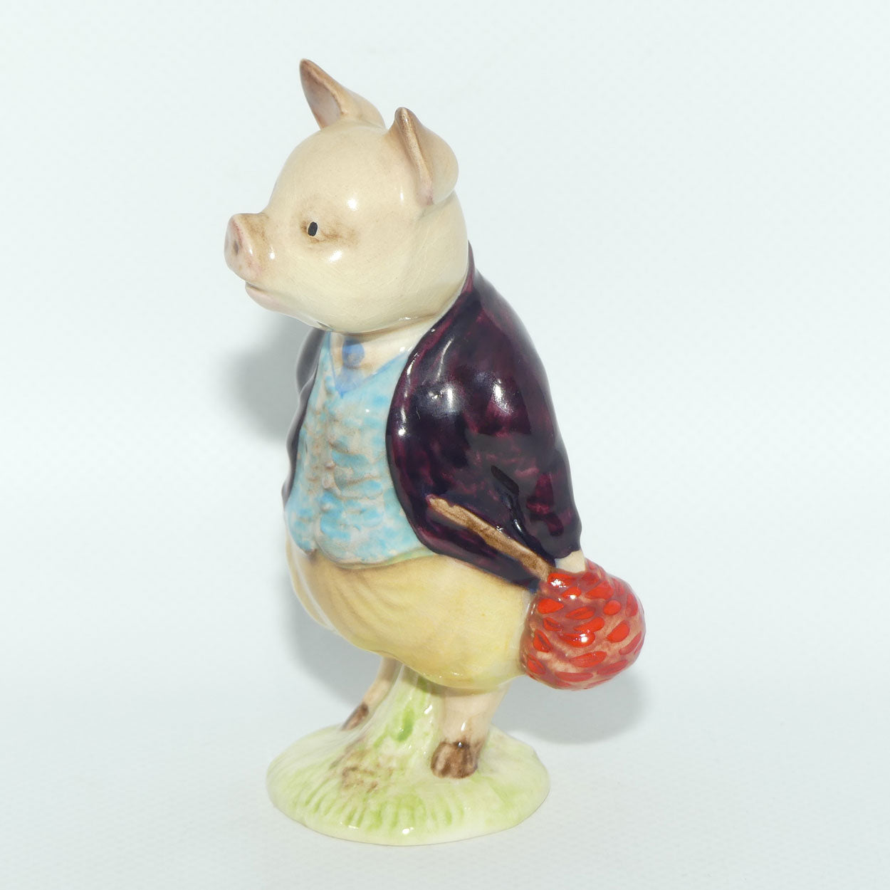 Beswick Beatrix Potter Pigling Bland | Maroon Coat | BP2a | #2 ...