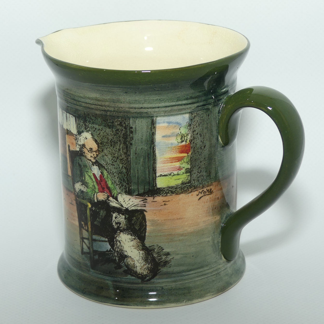 Royal Doulton Fireside jug D4570 | Pitt shape – Roundabout Antiques