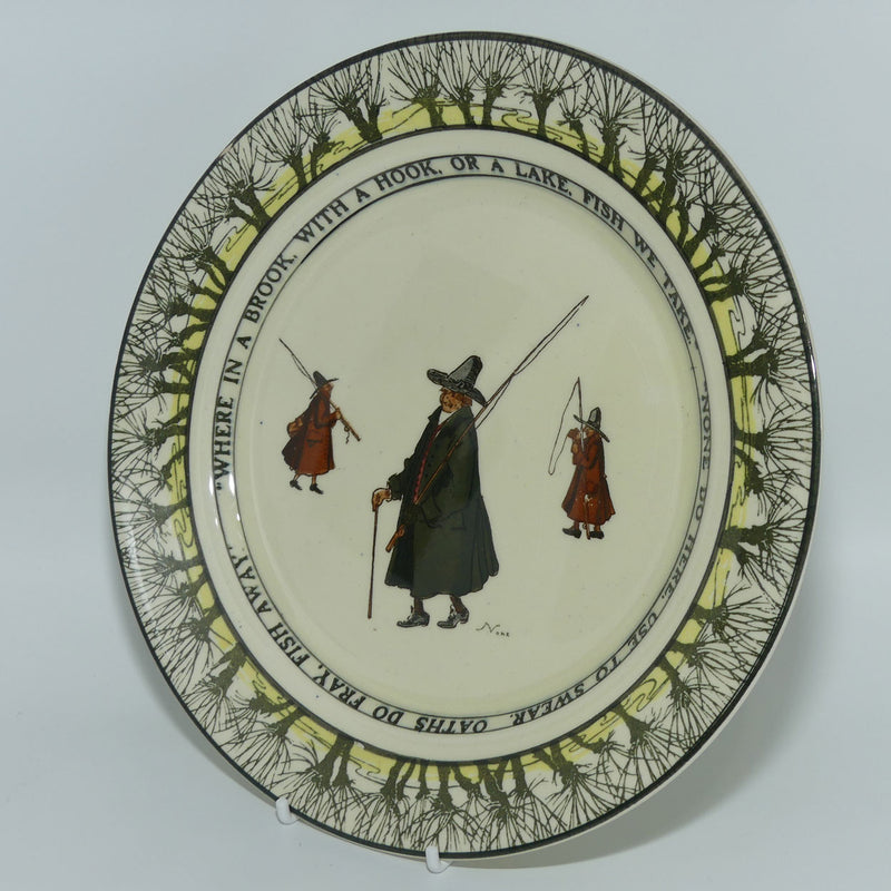 Royal Doulton Isaac Walton Gallant Fishers plate | 24cm | Where in a b ...