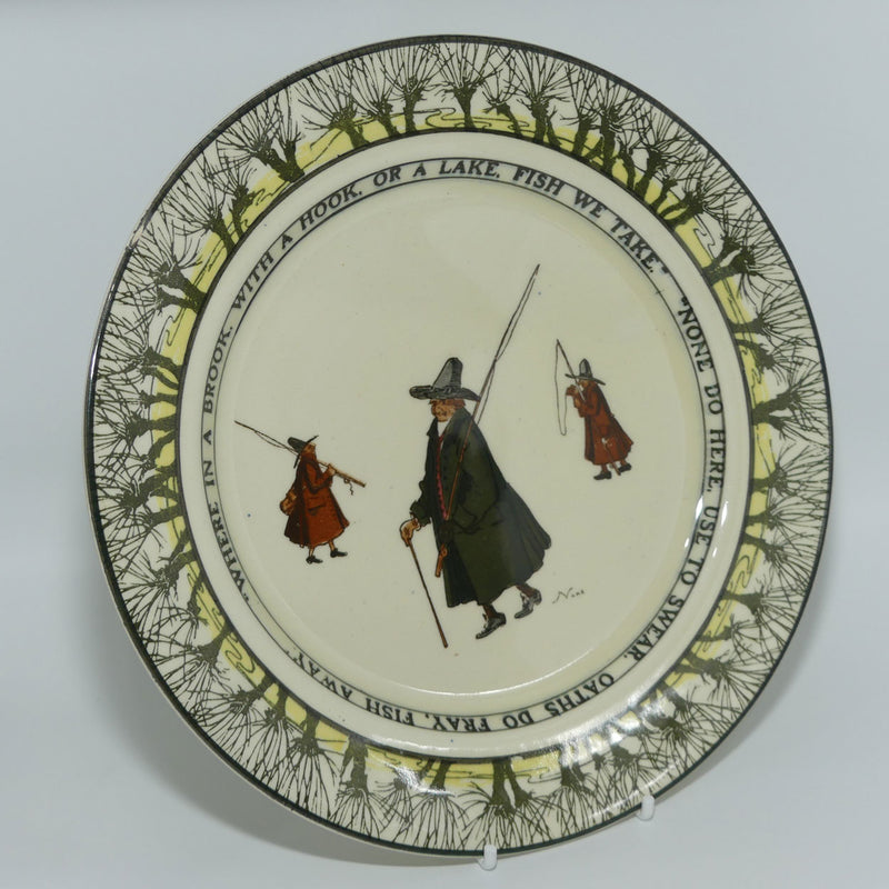 Royal Doulton Isaac Walton Gallant Fishers plate | 24cm | Where in a b ...