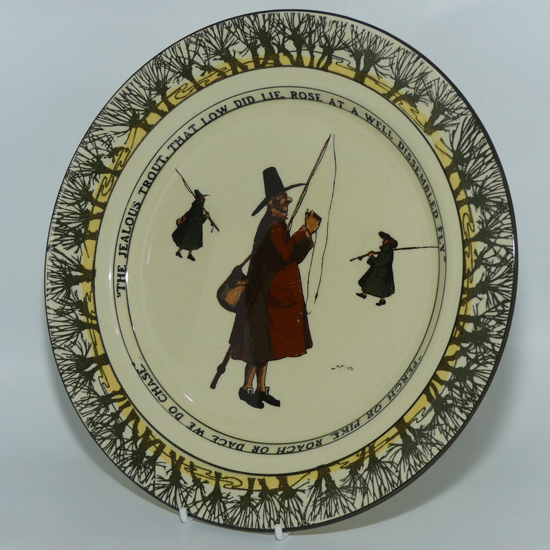 Royal Doulton Isaac Walton Gallant Fishers plate | 26cm | The Jealous ...