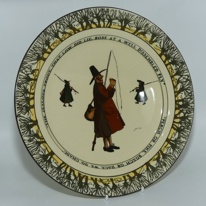 Royal Doulton Isaac Walton Gallant Fishers plate | 26cm | The Jealous ...