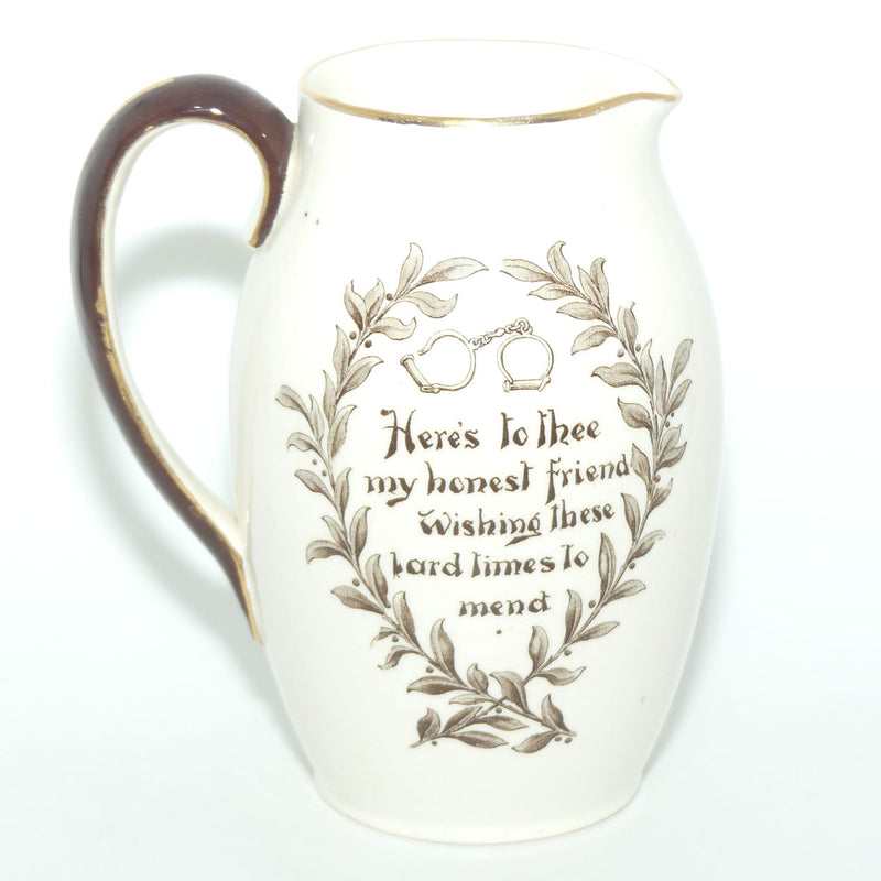 Royal Doulton Illustrated Proverbs Tavern shape jug D1748 | Fast Bind ...