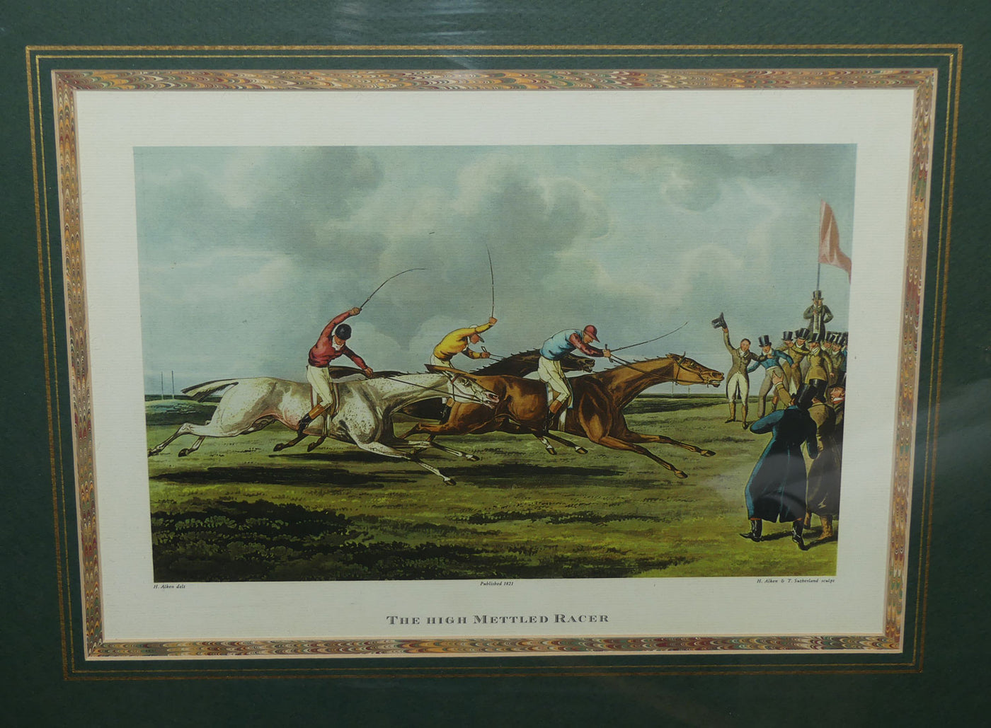 Antiquarian Print | The High Mettled Racer | H Alken – Roundabout Antiques