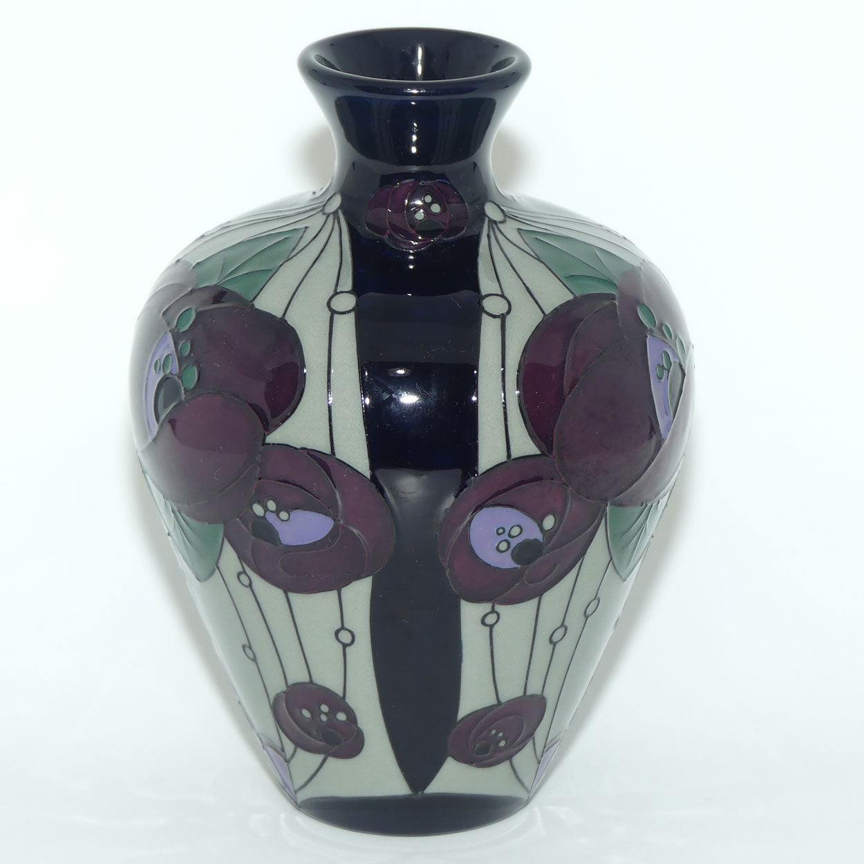Moorcroft Pottery | Rennie Rose 03/7 vase | Rachel Bishop design ...