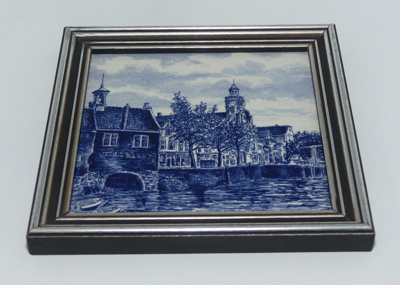 Delft style Blue and White Rotterdam tile – Roundabout Antiques