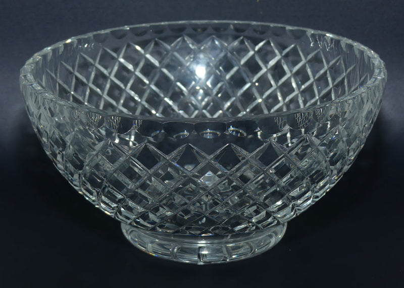 Fine quality Diamond Cut round Crystal bowl – Roundabout Antiques