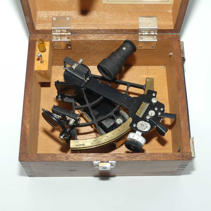 Fine quality Japanese Osaka Tamaya and Co sextant in original case | M ...