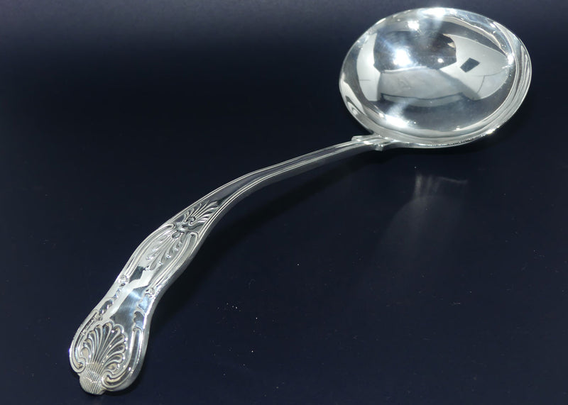 Sheffield England EPNS A1 Kings Pattern soup ladle | large | 30cm long ...