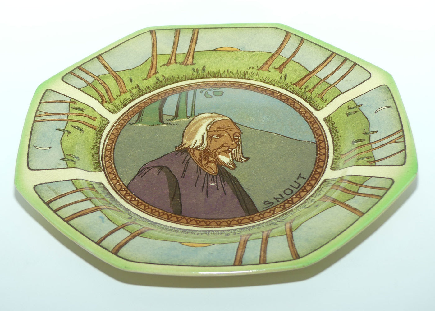 Royal Doulton Midsummer Night's Dream series plate | Snout | Octagonal ...