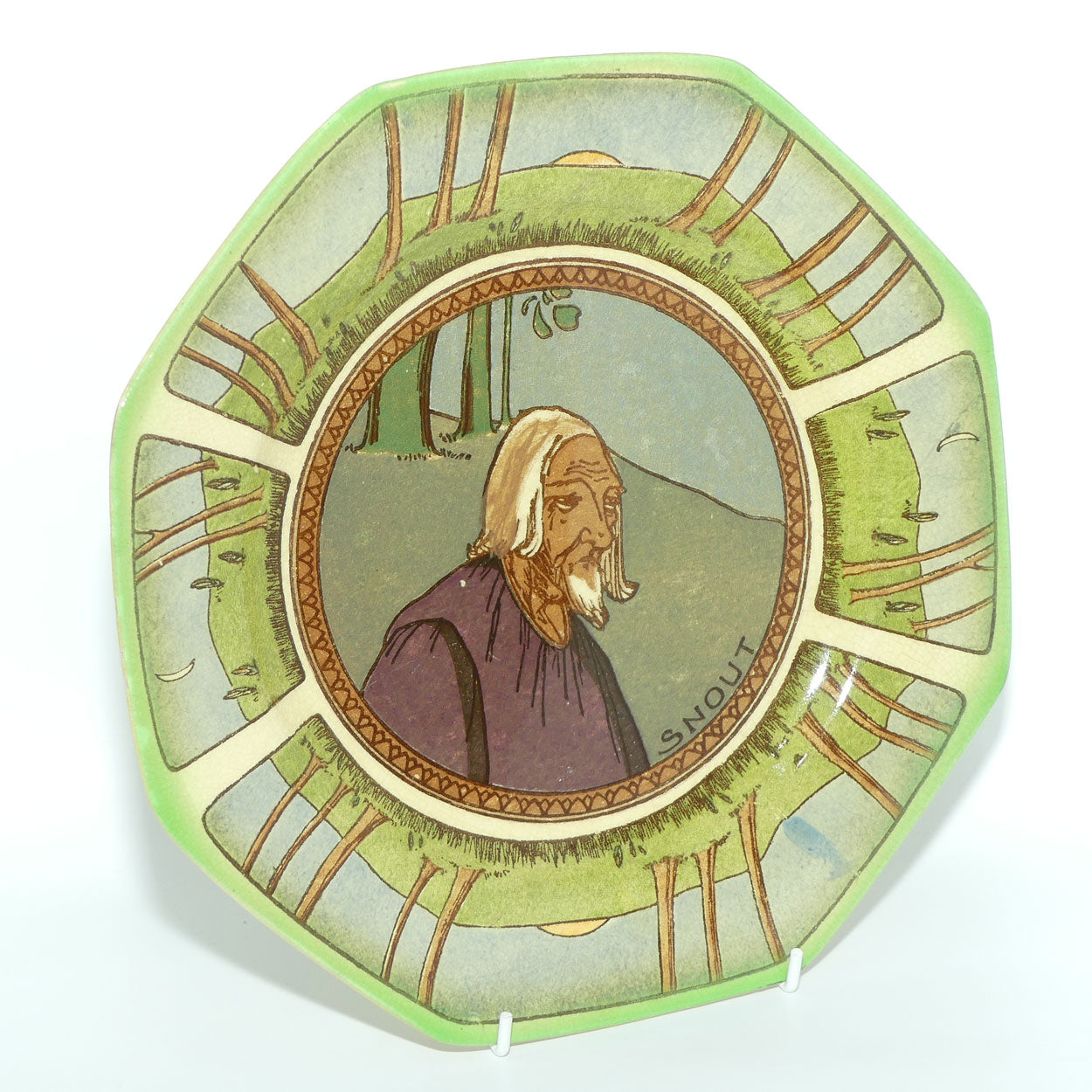 Royal Doulton Midsummer Night's Dream series plate | Snout | Octagonal ...
