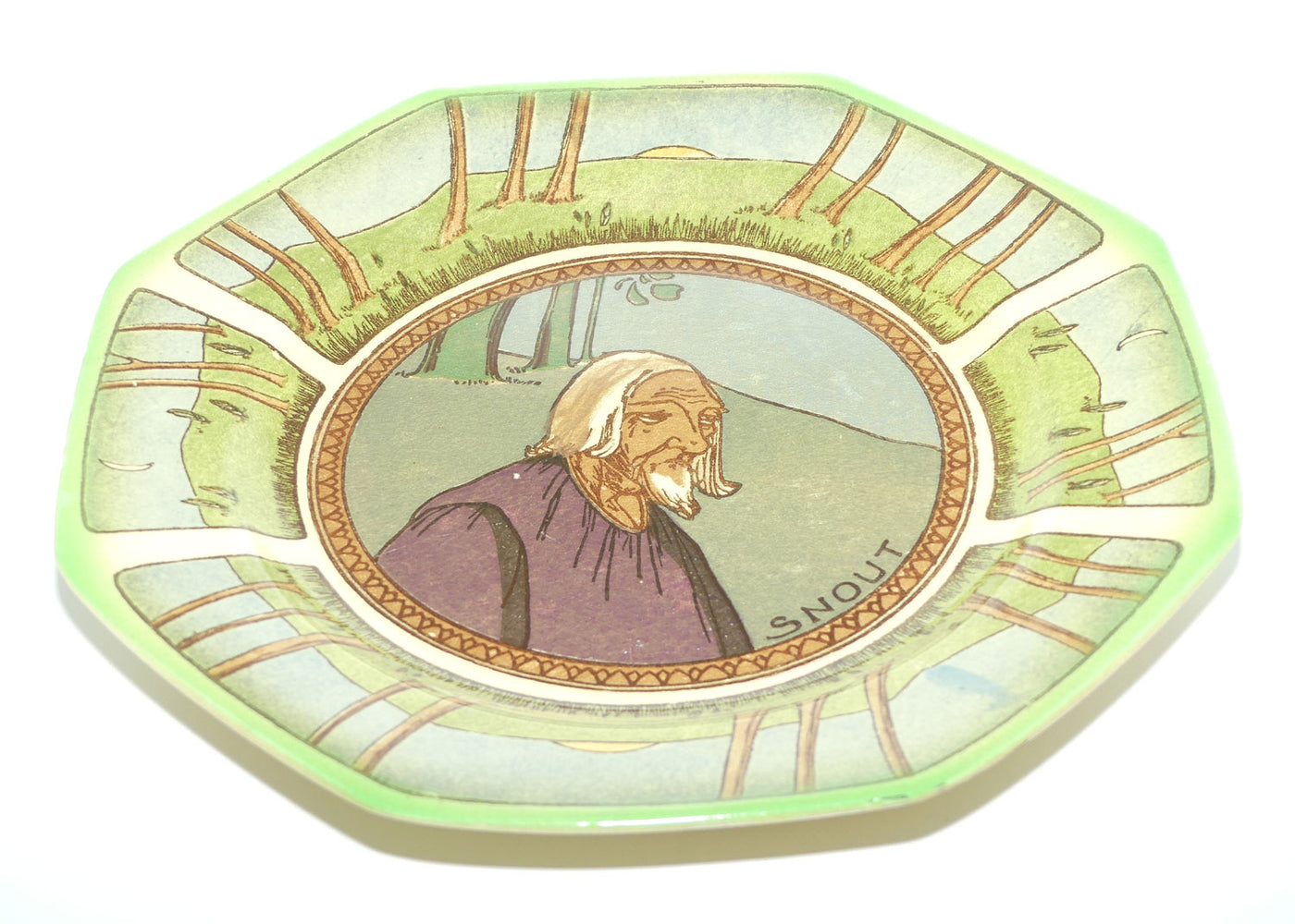 Royal Doulton Midsummer Night's Dream series plate | Snout | Octagonal ...