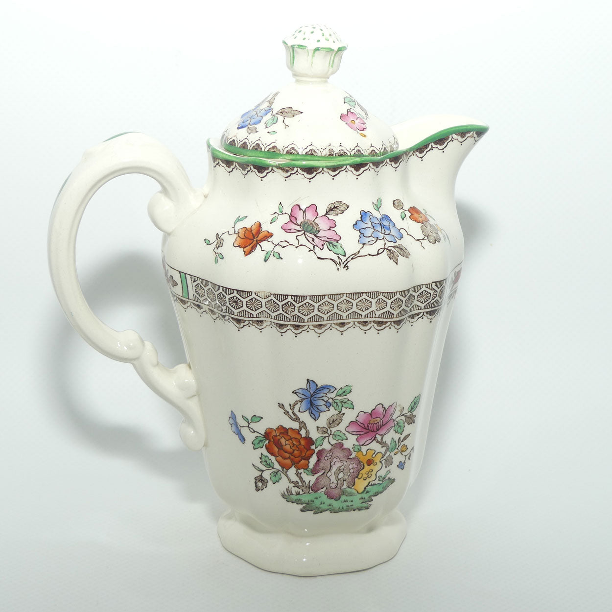 Copeland Spode Chinese Rose pattern water pot – Roundabout Antiques