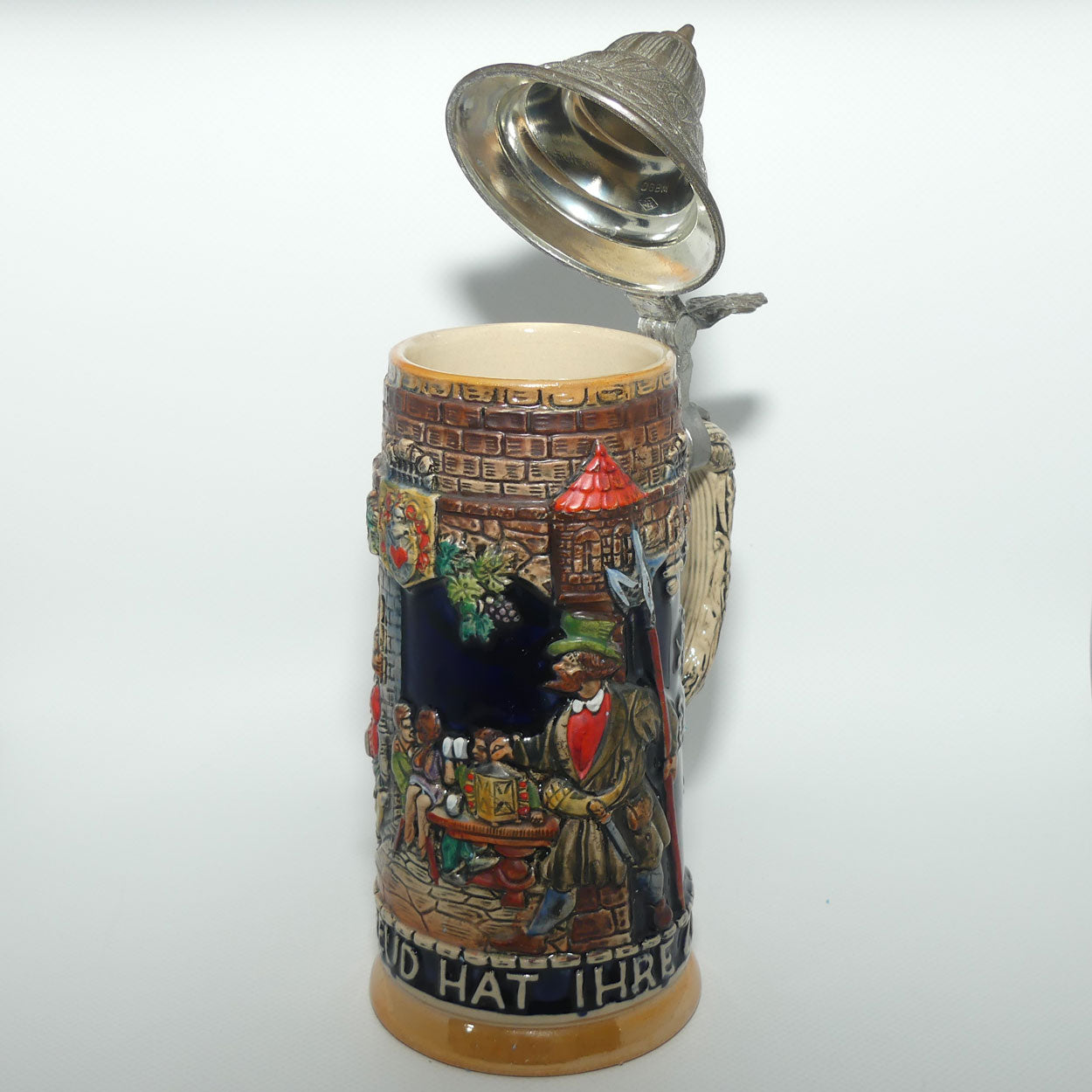 West German Collectors Stein | Auch Die Freud Hat Ihre Zeit | Schöne ...