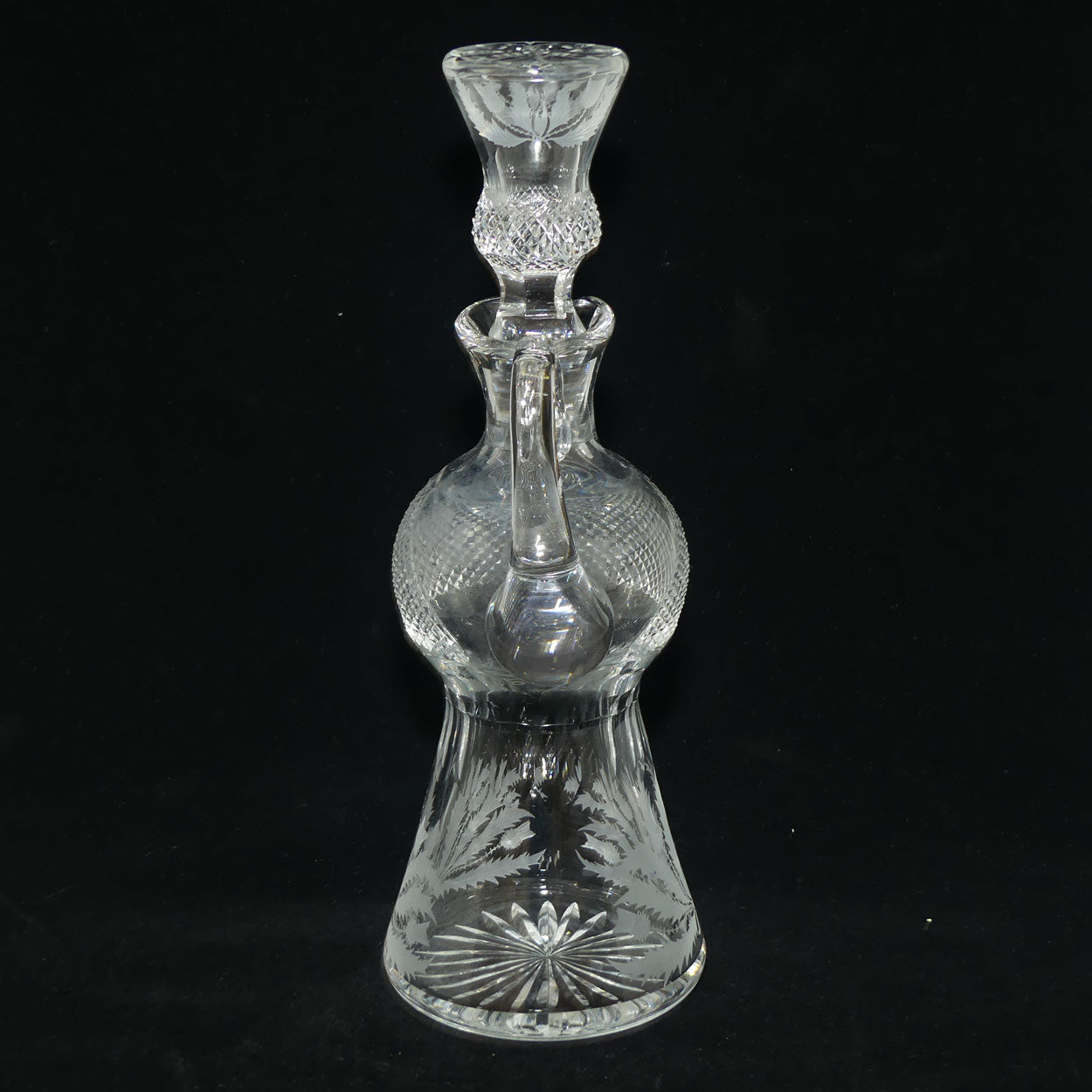 Edinburgh Crystal Thistle pattern Handled Claret decanter – Roundabout ...