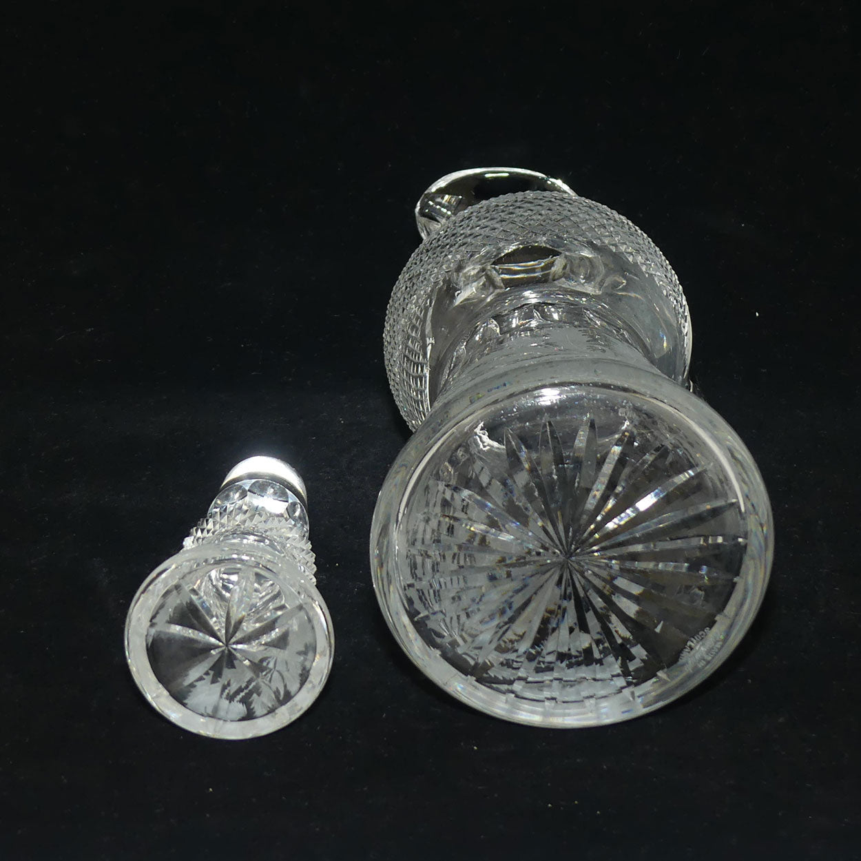 Edinburgh Crystal Thistle pattern Handled Claret decanter – Roundabout ...