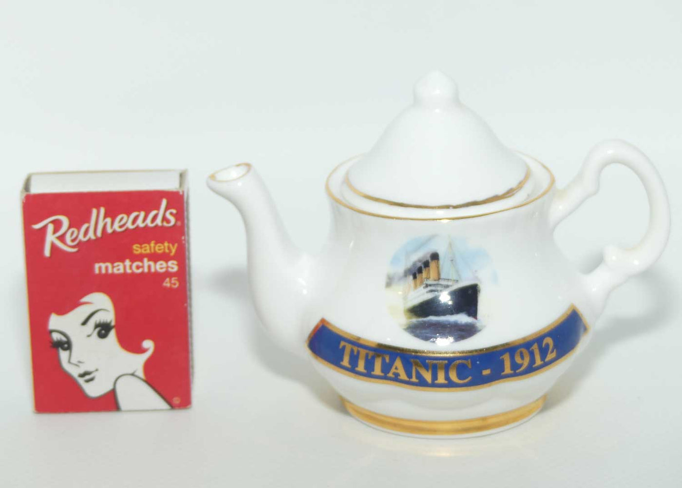 Titanic Commemorative miniature tea pot | Titanic 1912 – Roundabout ...