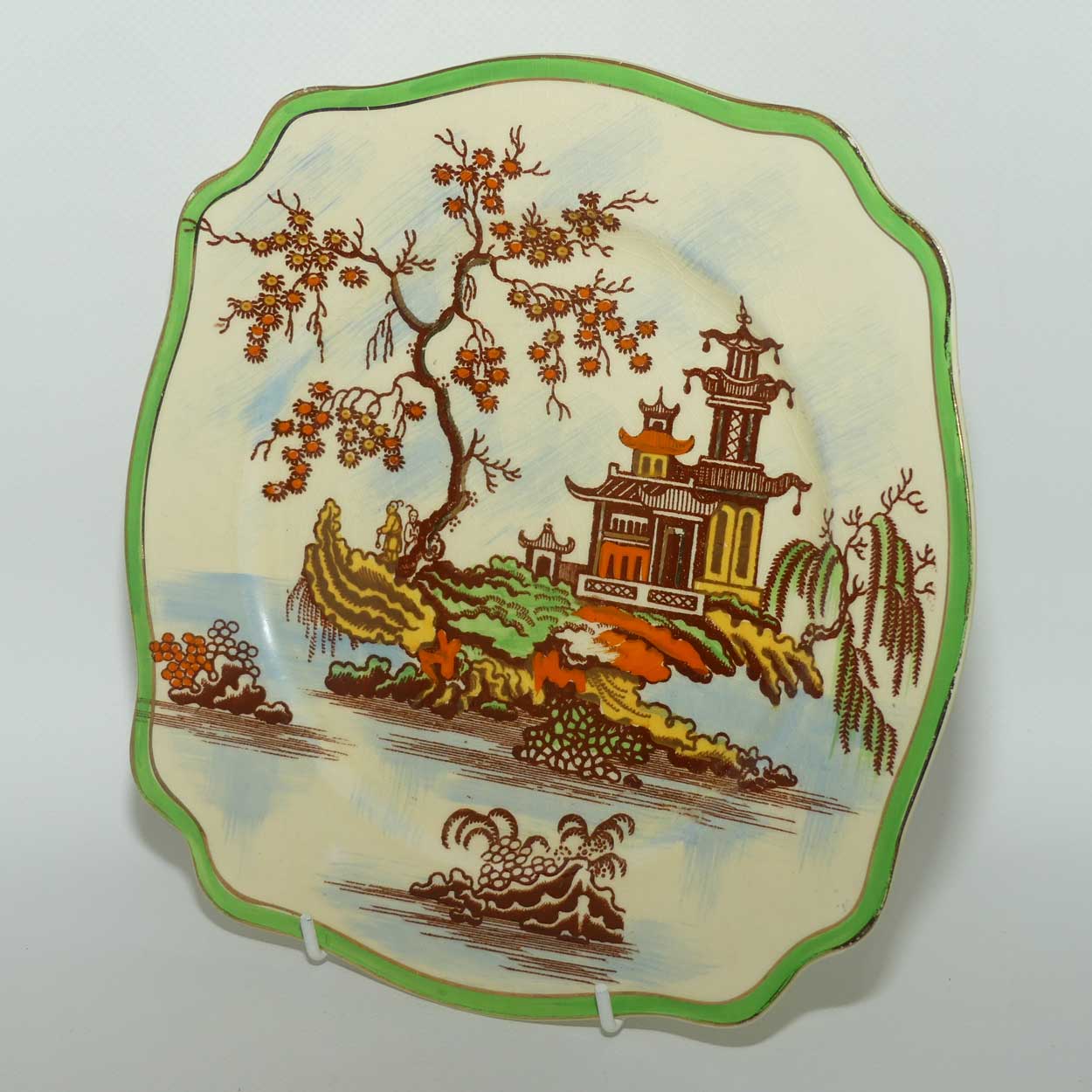 Royal Staffordshire Pottery | AJ Wilkinson Pekin Oriental cabinet plat ...