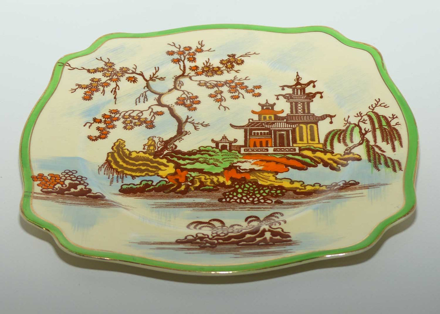 Royal Staffordshire Pottery | AJ Wilkinson Pekin Oriental cabinet plat ...